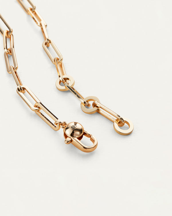 Andi Slim Chain | Gold Paperclip Chain Necklace | JENNY BIRD