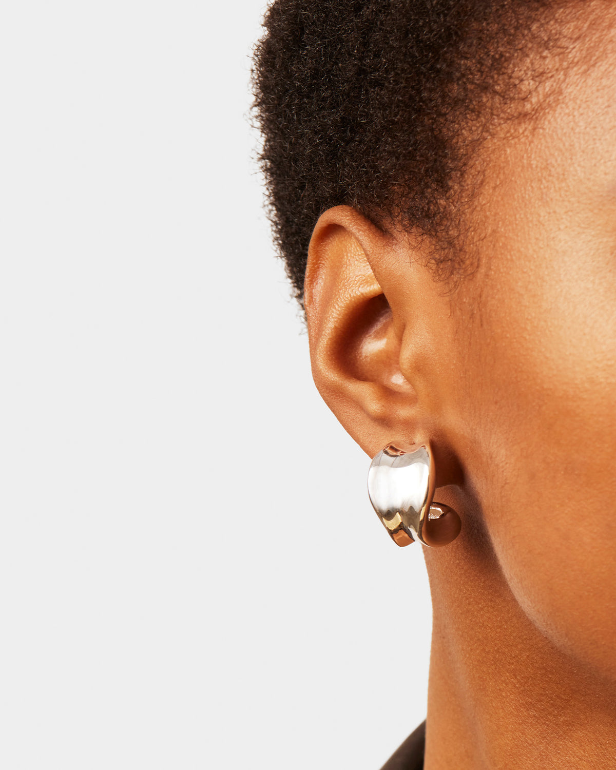 Chunky Doune Hoops Silver | JENNY BIRD