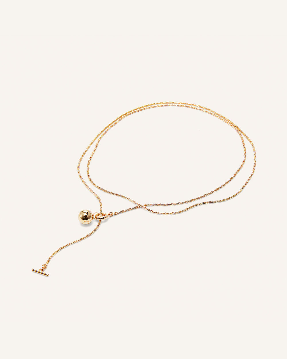 Constance Wrap Chain | Gold Lariat Necklace | JENNY BIRD