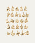 14K Gold Bubble Letter Necklace - B | JENNY BIRD