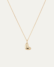 14K Gold Bubble Letter Necklace - L | JENNY BIRD