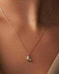 14K Gold Bubble Letter Necklace - L | JENNY BIRD