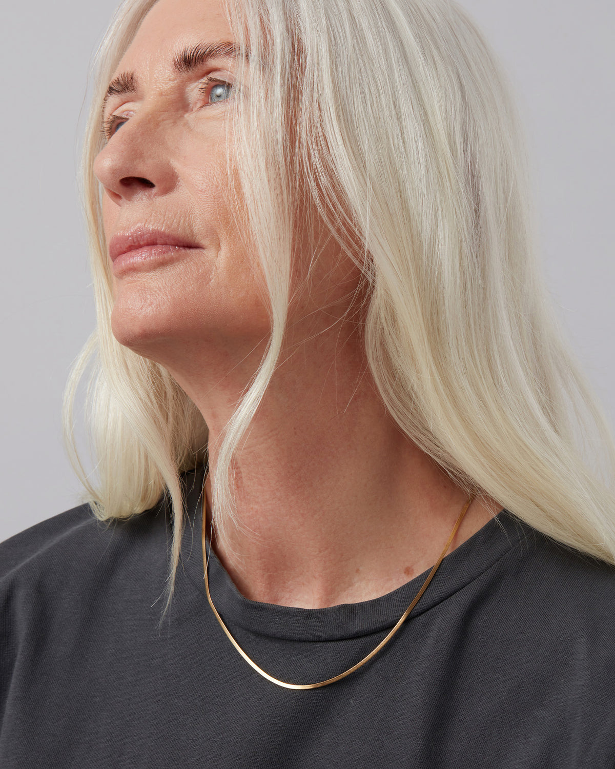 Zeina Slim Chain - Gold | JENNY BIRD