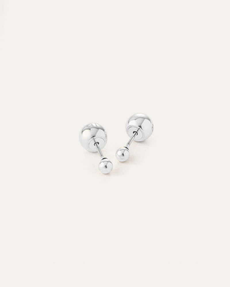 Micro Stud Earrings | Silver Tiny Stud Earrings | JENNY BIRD