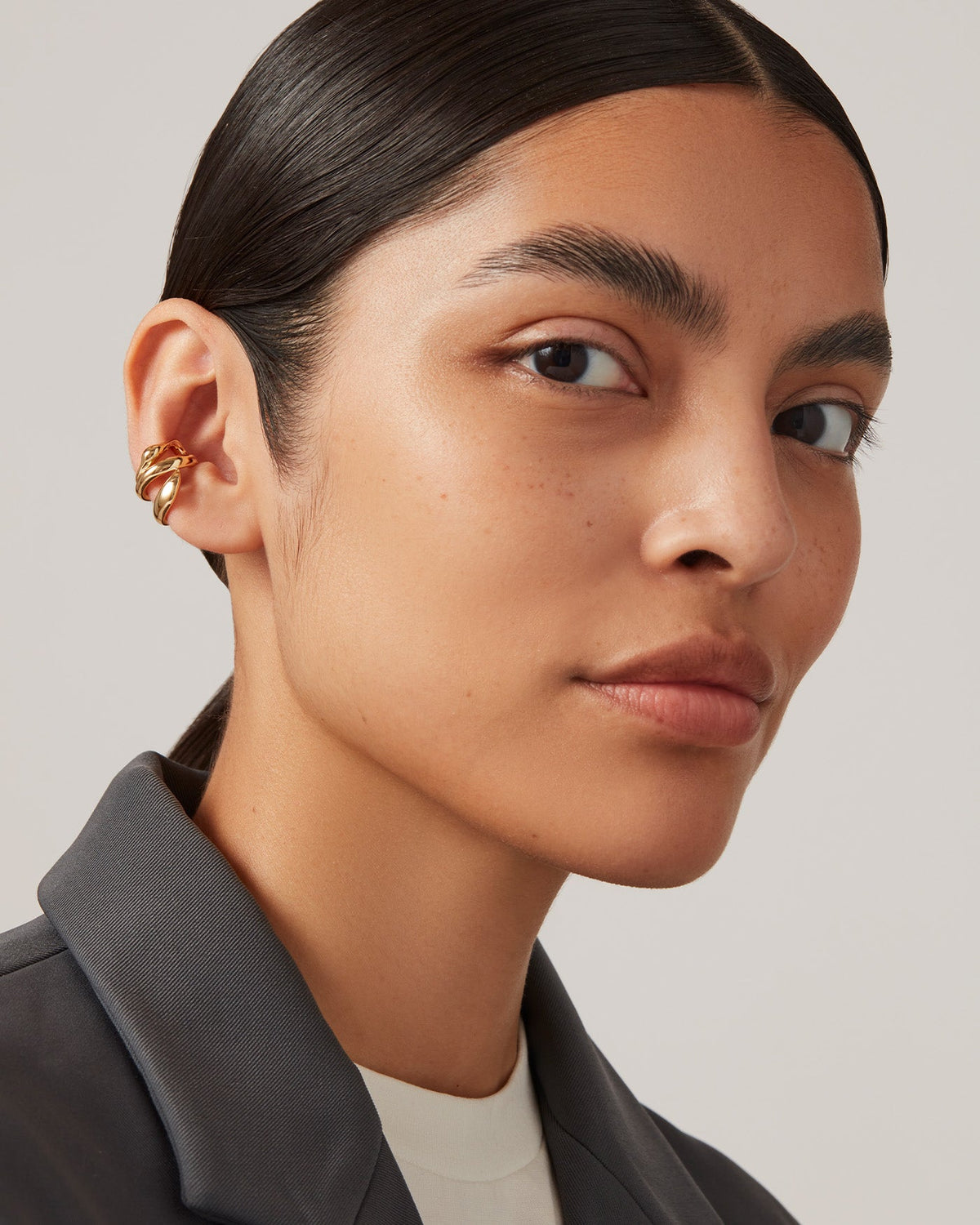 Colette Gold Ear Cuff for Unpierced Ears | JENNY BIRD
