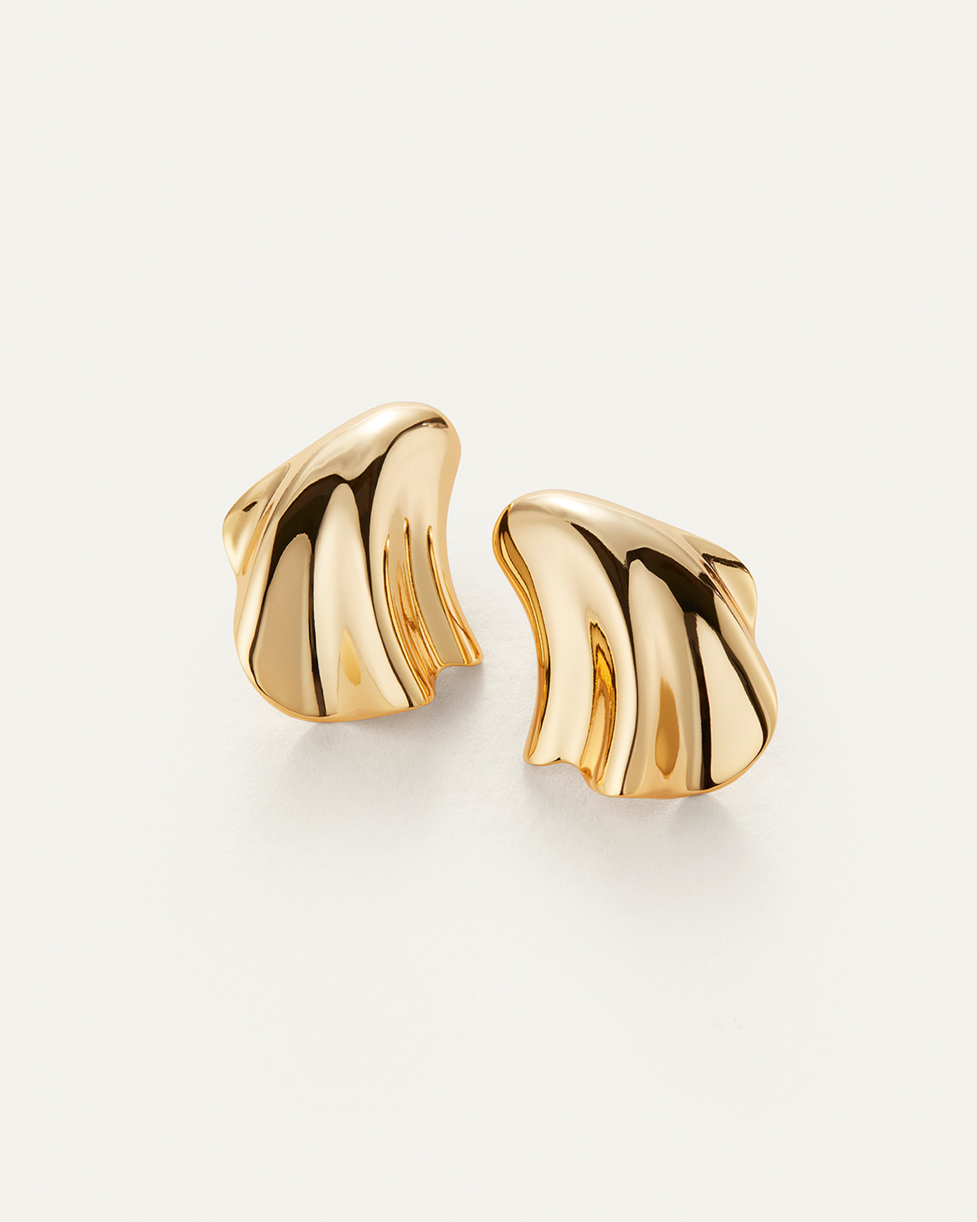 Lydia Gold Earrings | Cool Summer Statement Earrings | JENNY BIRD