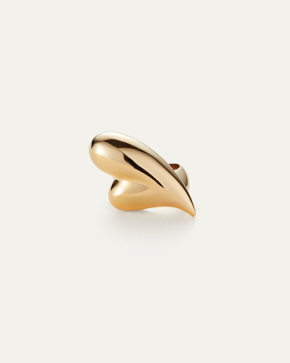 Puffy Heart Ring | Gold Statement Ring | JENNY BIRD
