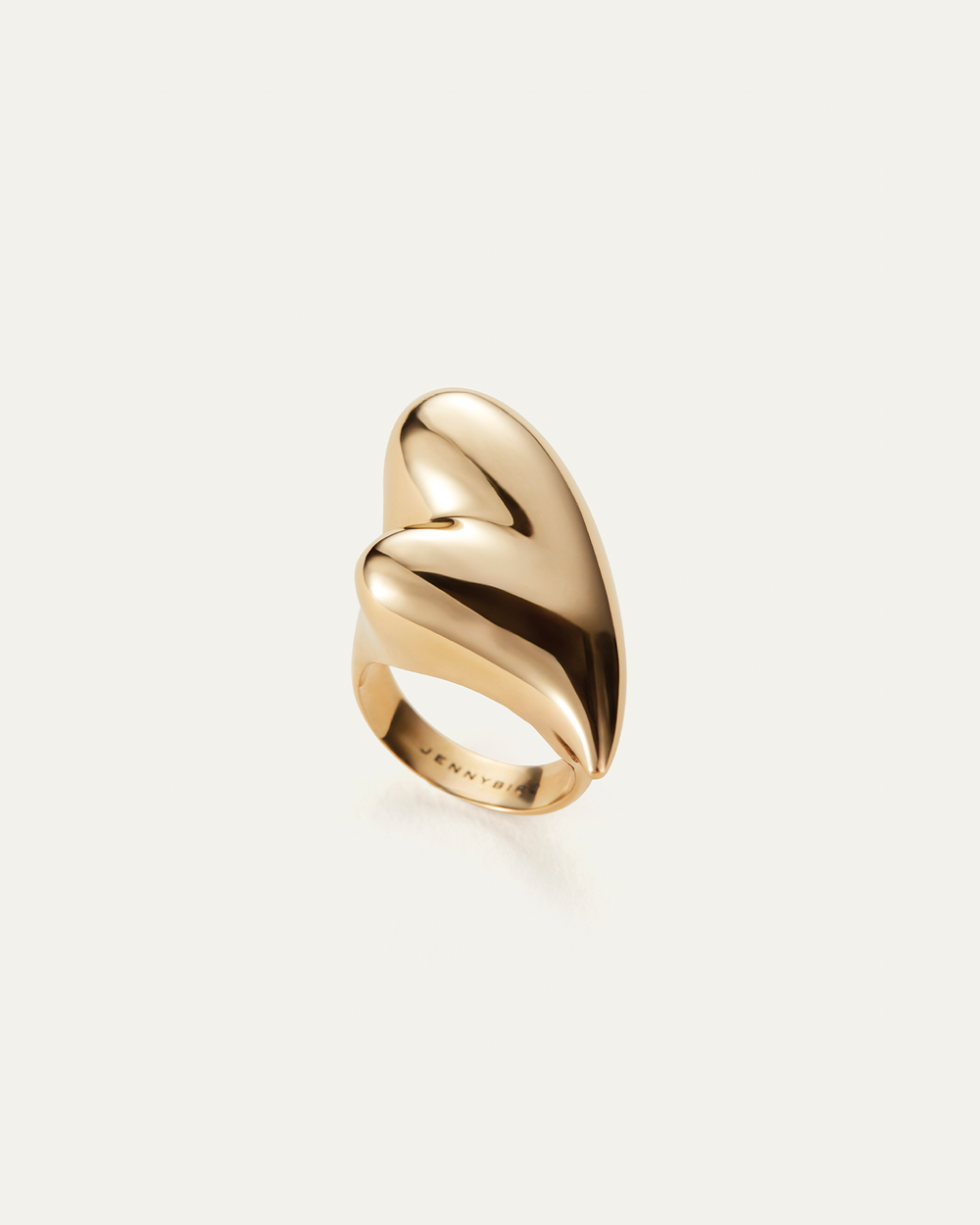 Puffy Heart Ring | Gold Statement Ring | JENNY BIRD