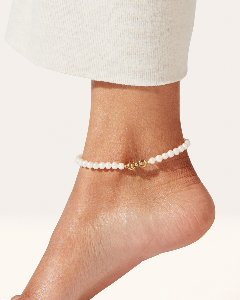 Noa Anklet - Gold | JENNY BIRD