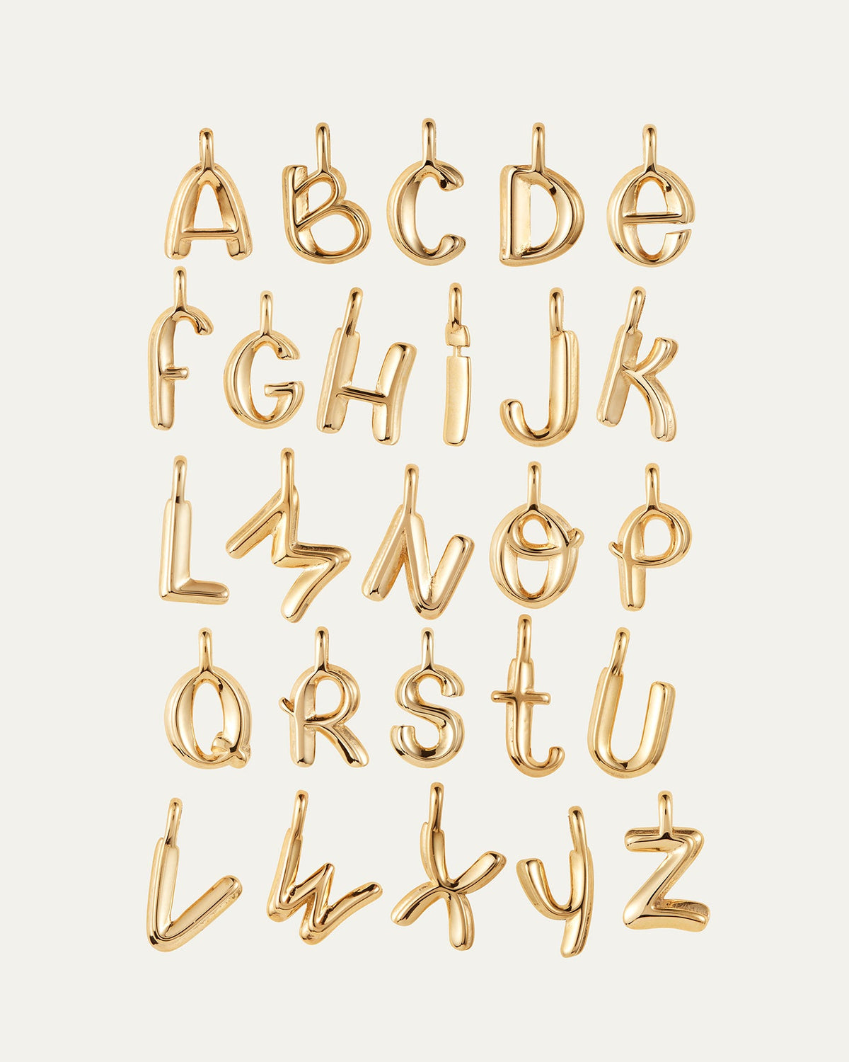 Monogram Necklace | Initial Letter Necklace | Necklace with C | JENNY BIRD