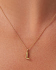 Monogram Necklace | Initial Letter Necklace | Necklace with L | JENNY BIRD