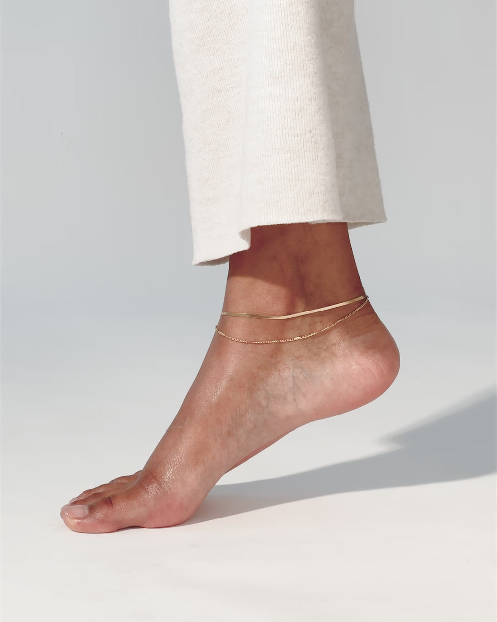 Surfside Anklet - Gold | JENNY BIRD