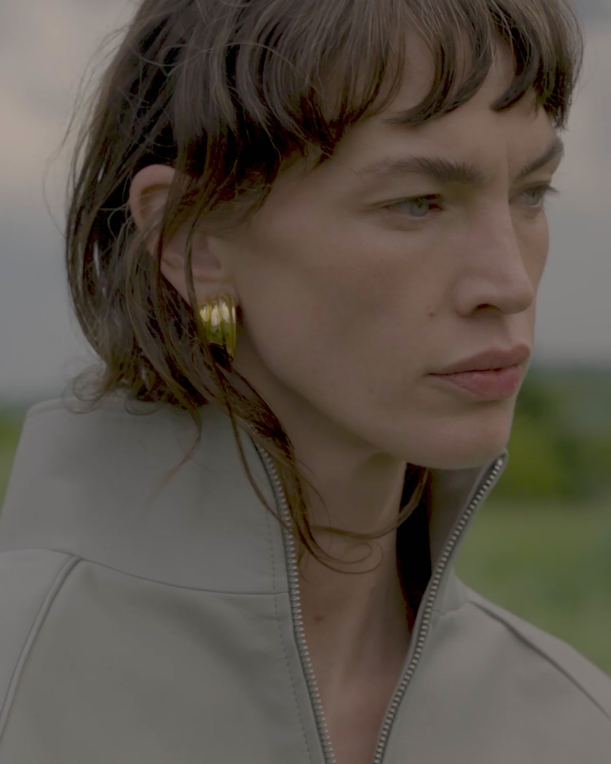 Leona Hoop Earrings | Gold Statement Hoops | JENNY BIRD